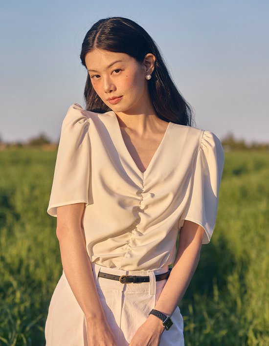 [유어네임히얼] 아름이 블라우스 (3COL) - 마켓컬리